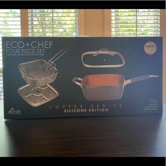 Eco-Chef | Kitchen | Ecochef 4 Piece Ceramic Nonstick Cookware | Poshmark